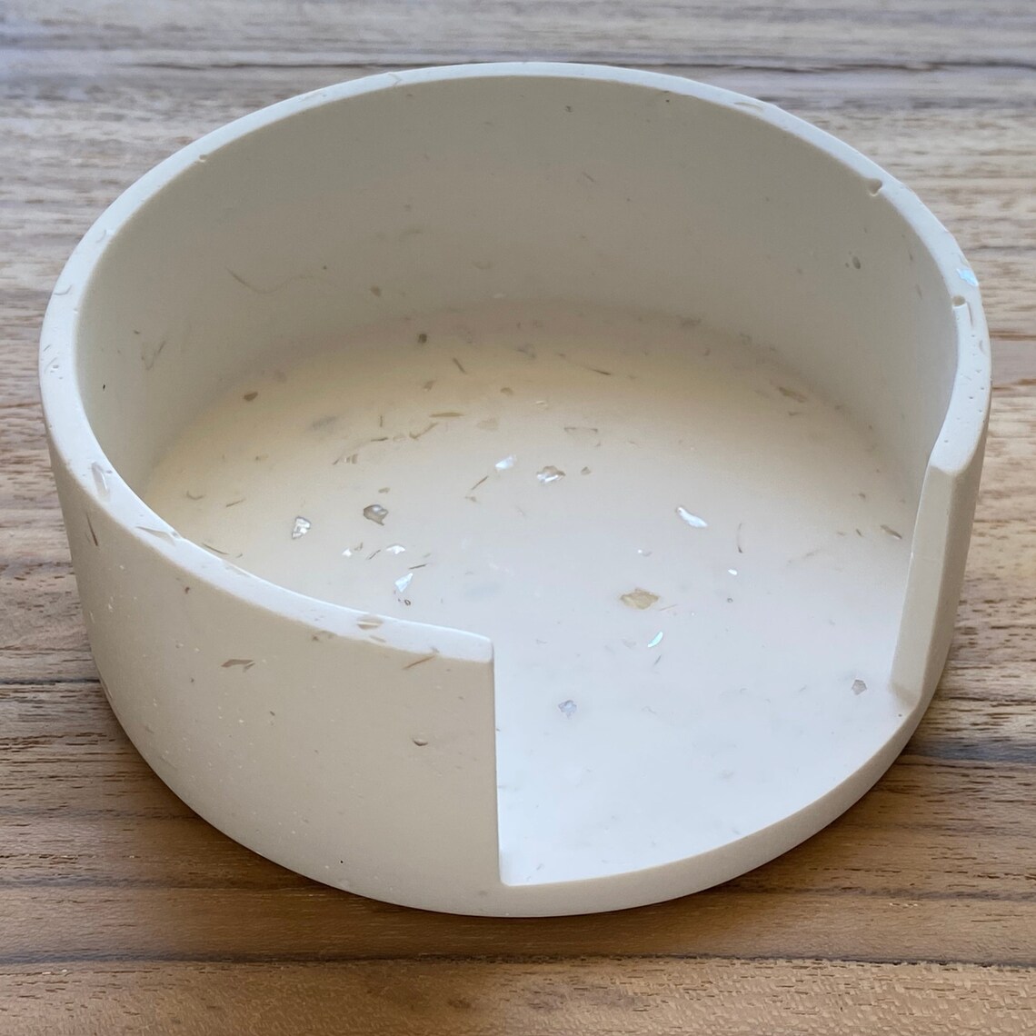 4 x Colored Stackable Coasters with Holder - Eco-friendly & Stunning ...